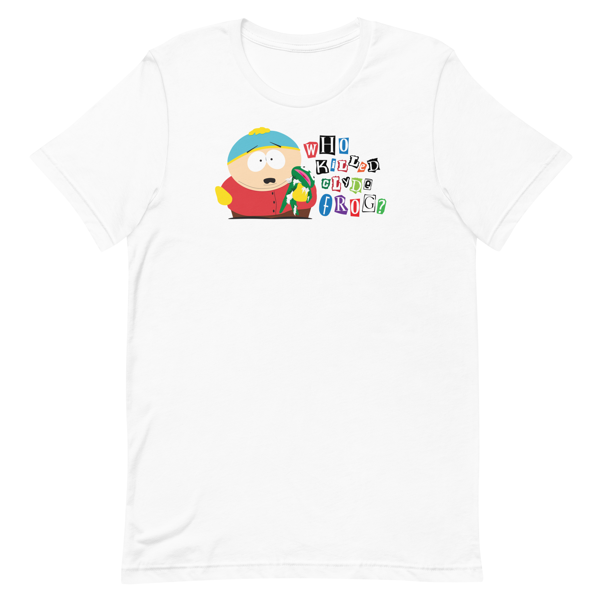 South Park Cartman Wer tötete Clyde Frosch Erwachsene Kurzarm T-Shirt ...
